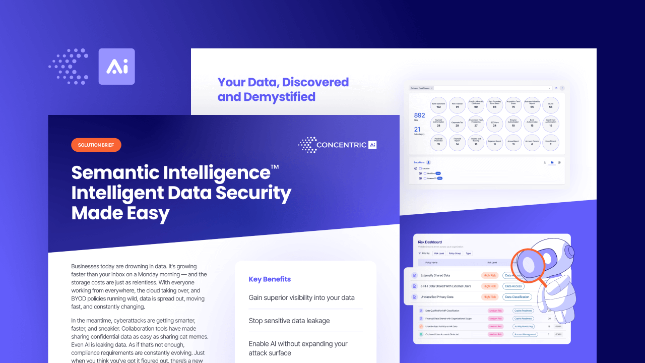 Solution Brief: Semantic Intelligence - Concentric AI